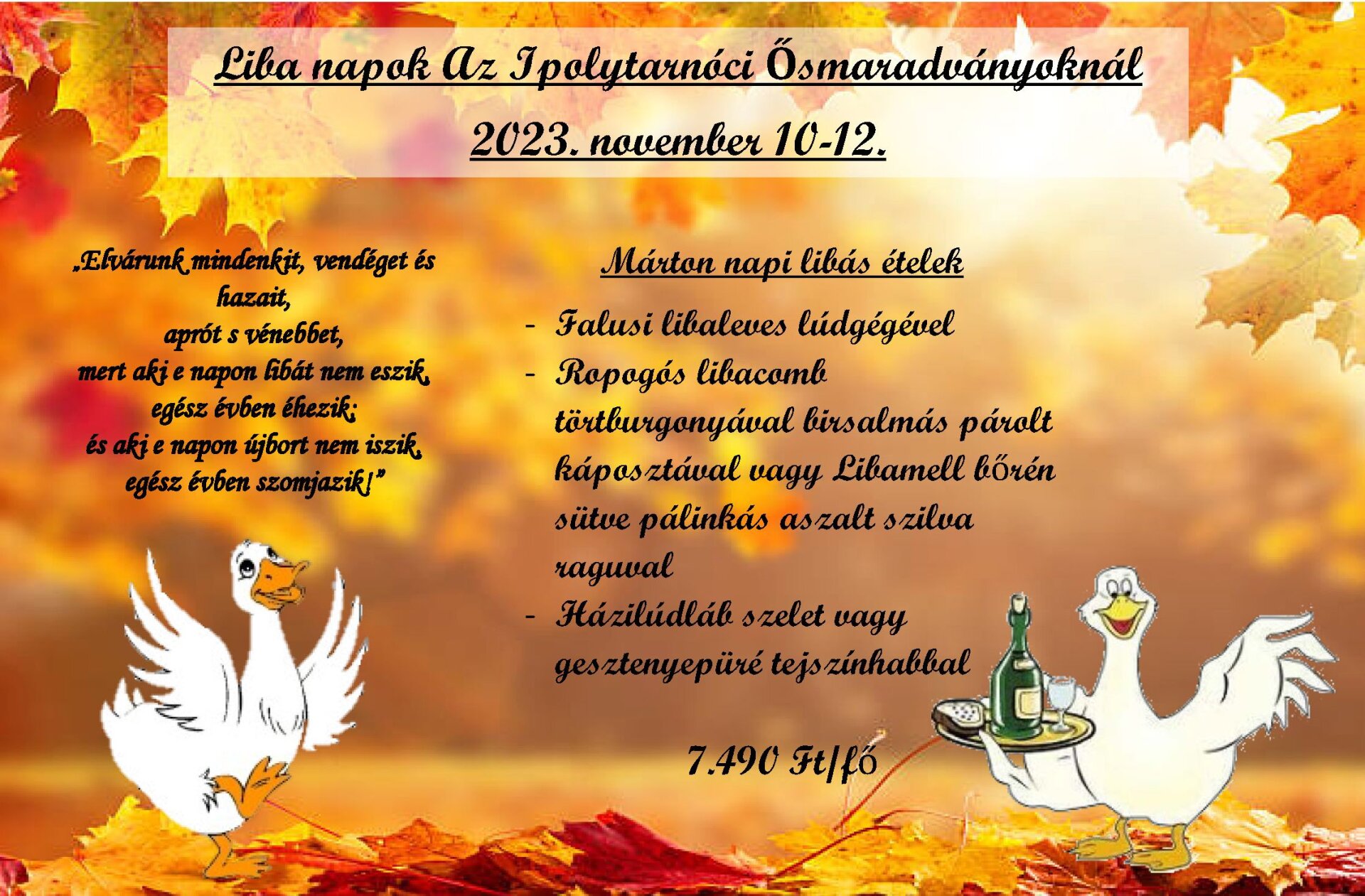 Liba napi teszttúra az Ősmaradványoknál - Részletek - Szeleta Park